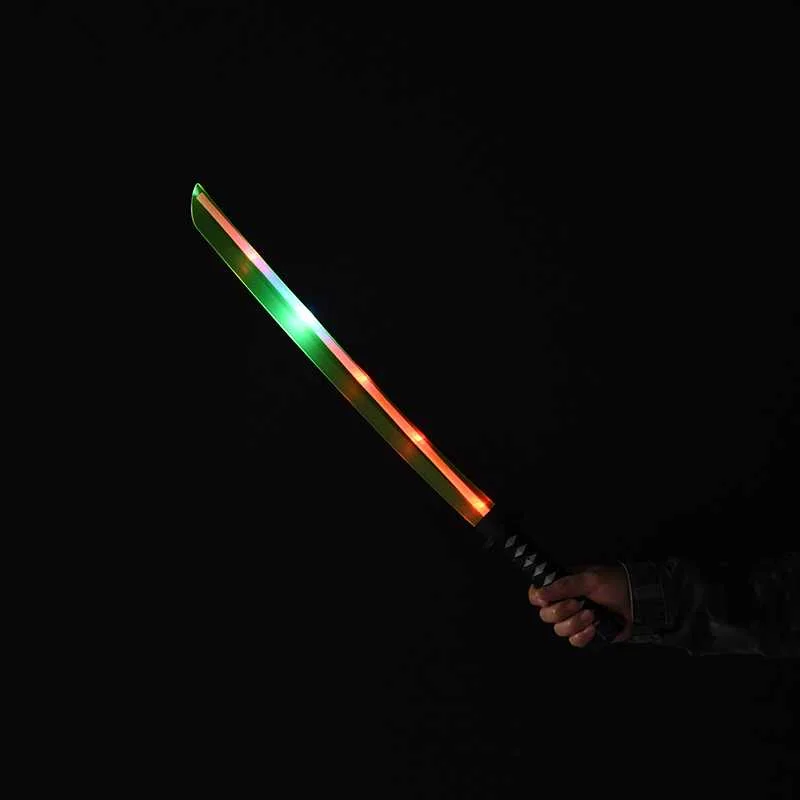 Katana LED Lightsaber Fun Novelty Light-Up Toy Sword for Kids Music ...