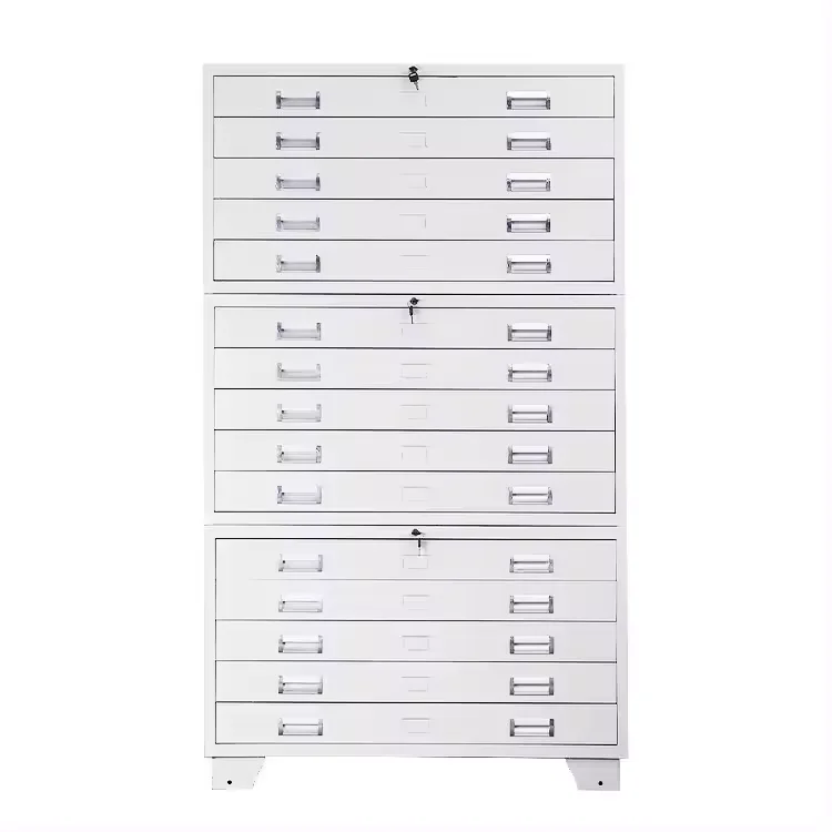 Office Furniture A1 Size Storage Map Drawer Metal Flat File Cabinet ...