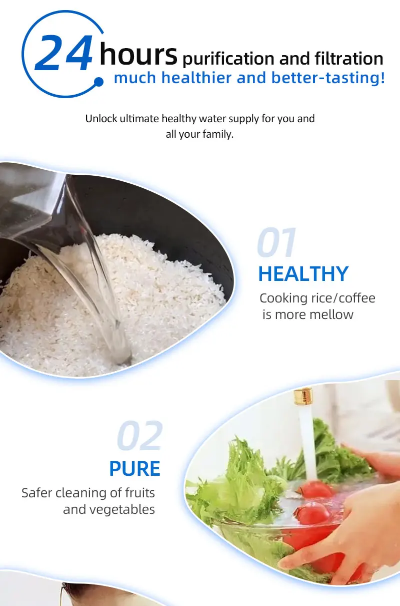 Customized No Water Tank High Flow Reverse Osmosis Water Purifier ...