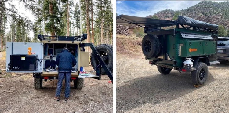Professional Offroad Trailer 4x4 - Aluminum Teardrop Camper