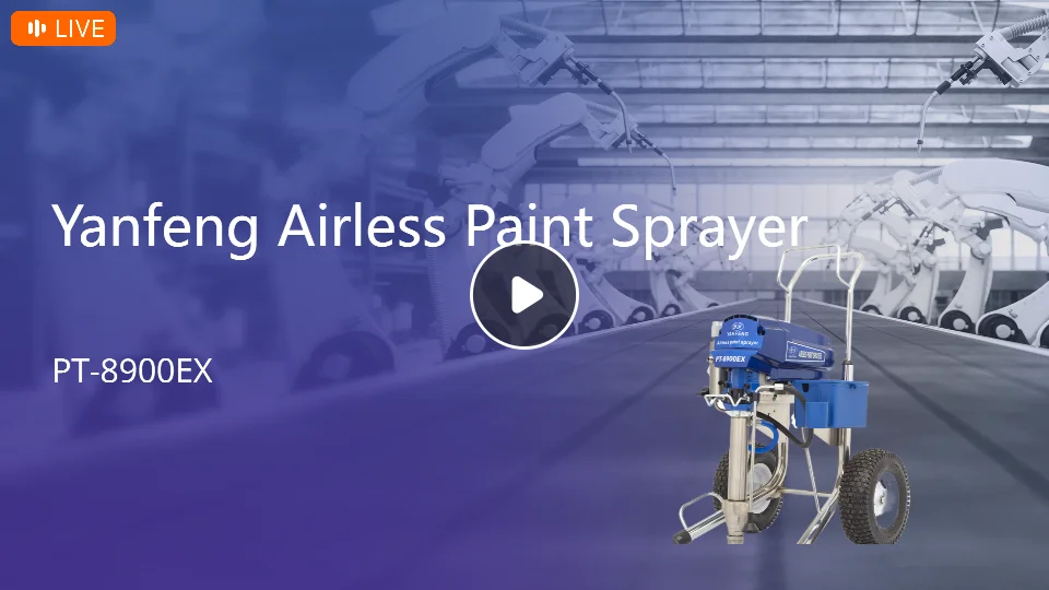 Yanfeng Airless Paint Sprayer Product Show Stream 2023 - Alibaba.com