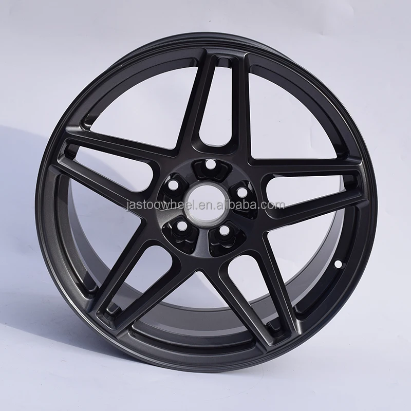 Custom 18 Inch Steel Grey Forged Aluminium Alloy Wheels New 5x112 ...