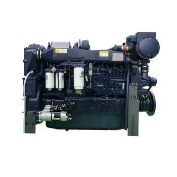 Weichai Wd12c Series Inboard 6 Cylinder 4 Stroke Marine Diesel Engine ...
