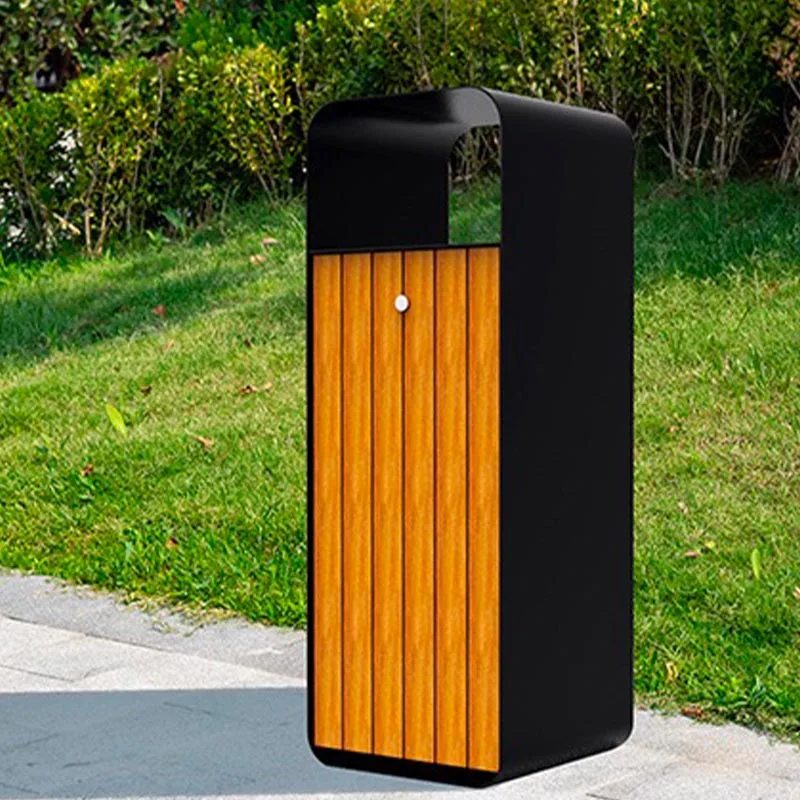 Decorative Metal Trash Can