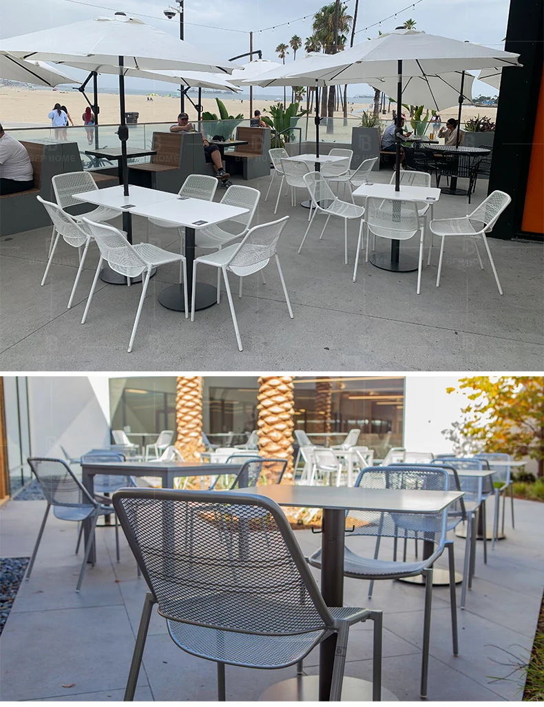 Bfp Commercial Restaurant Furniture Outdoor Dining Chair And Table Set ...