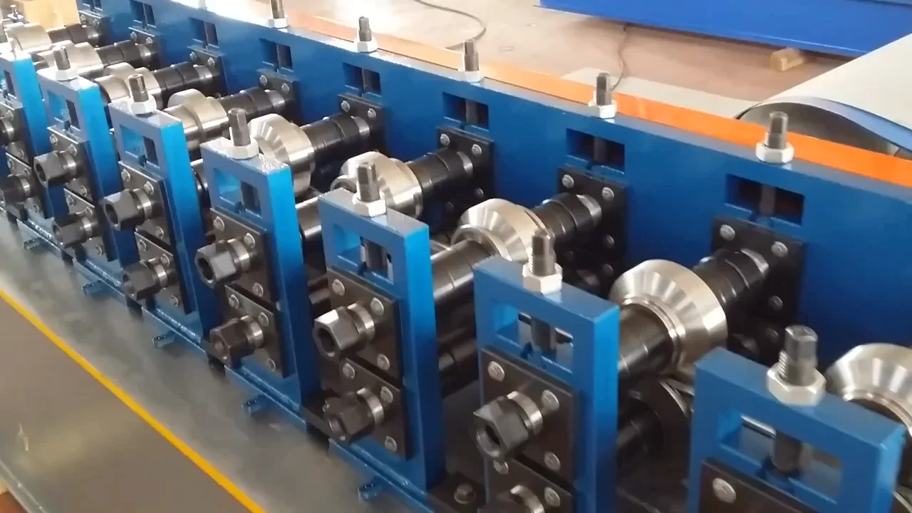 Fast Speed Light Steel Omega Furring Channel Metal Roll Forming Machine ...