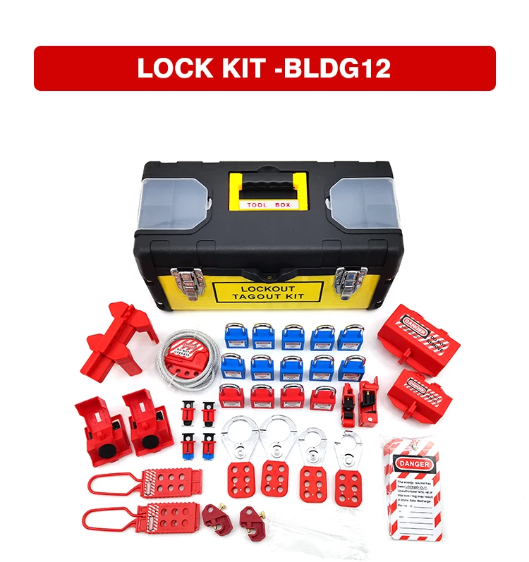 Plastic Safety Lock Management Box - BLDG12 LOTO Safety Lock