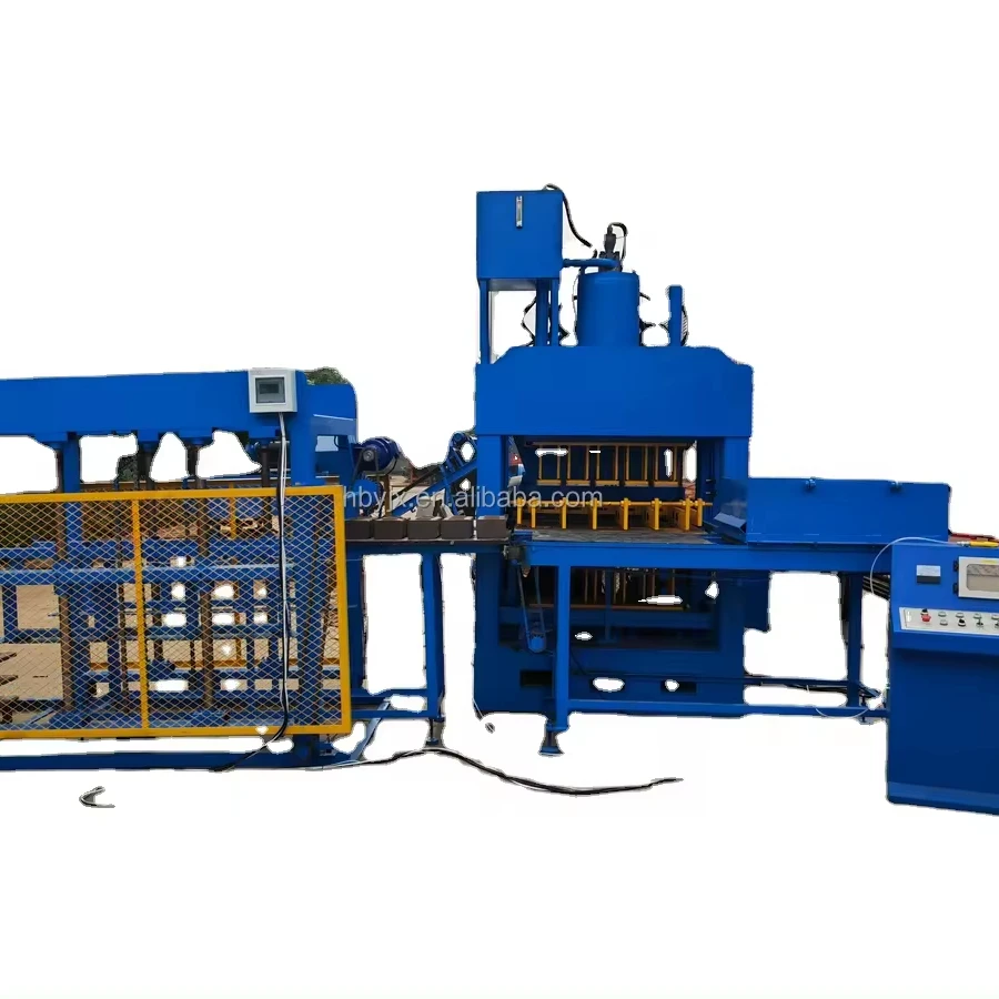 HBY10-10 Automatic Clay Soil Interlocking Bricks Making Machine Press ...