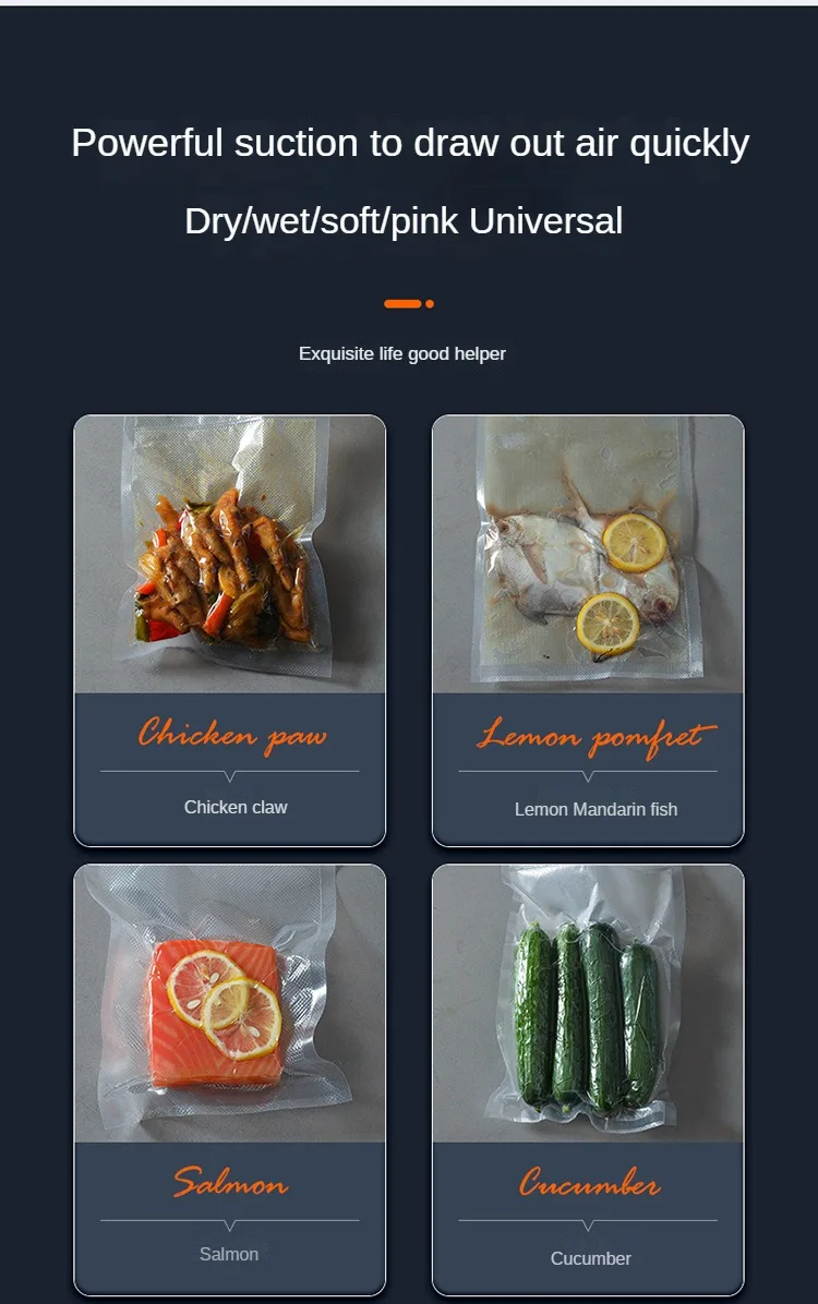 Household Mini Vacuum Machine Kitchen Portable Food Packaging Machine ...