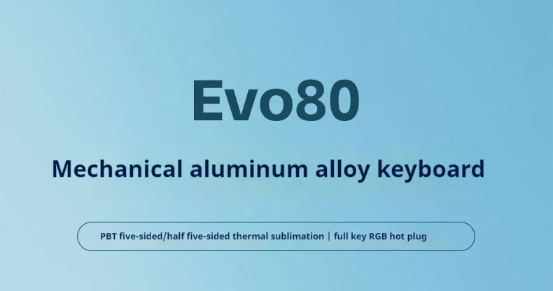 TICKTYPE EVO80 Wired Mechanical Keyboard 87%87 Keys RGB Backlight LED Magnetic Switch Rapid ...