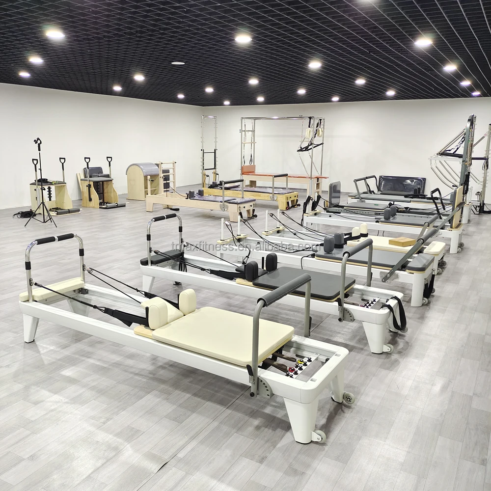 Dz132 Maple Wood Pilates Reformers Machine Yoga Training Automatic Rope ...