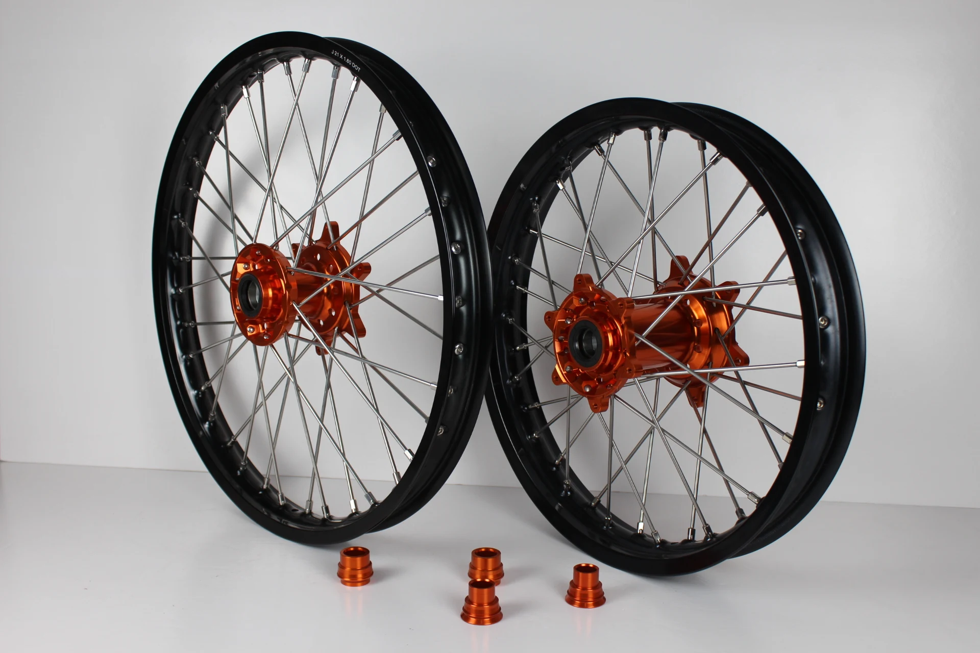 Factory Supply Durable Pitbike 21 And 19 Alloy Wheel Assembly For Ktm ...