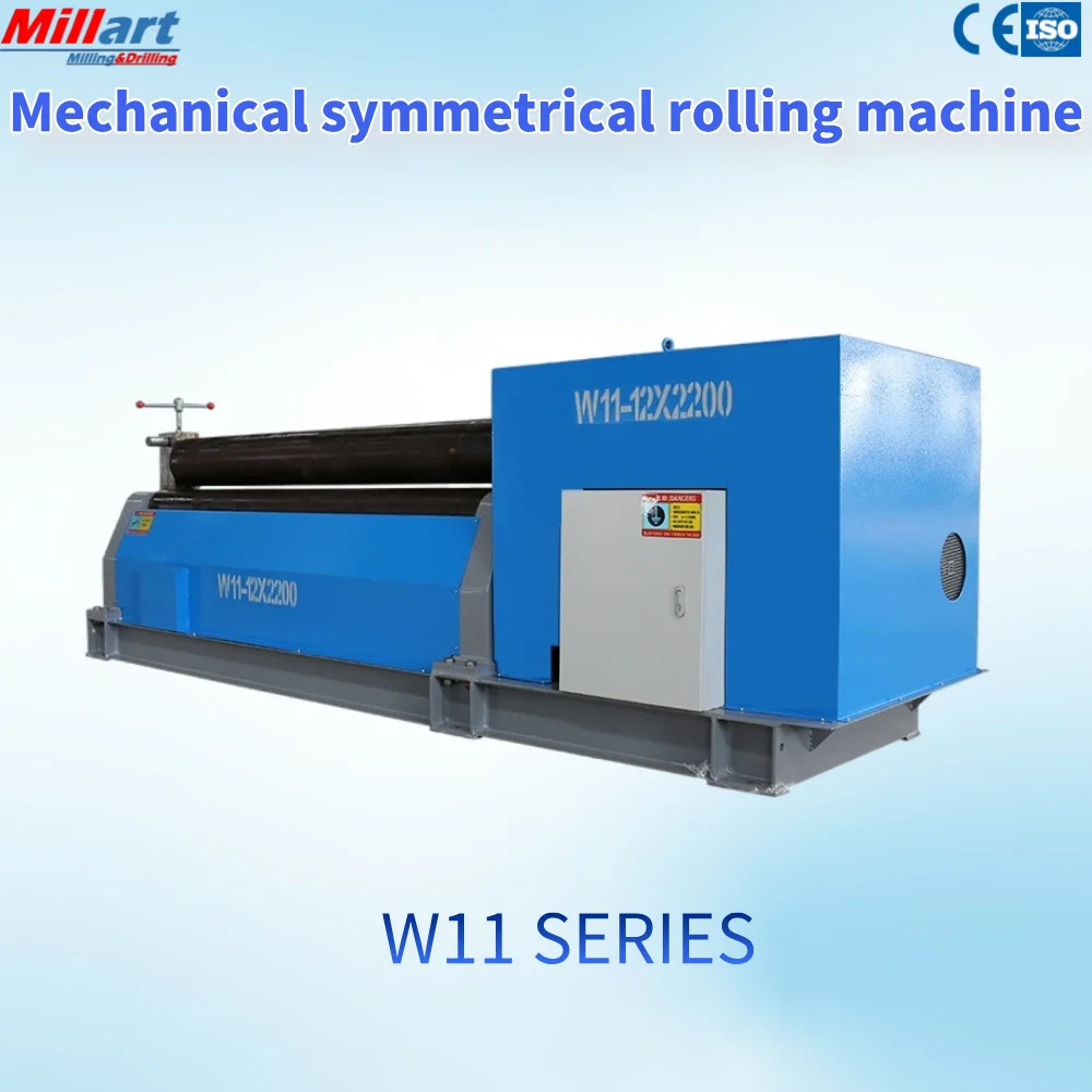 Mechanical Symmetrical Rolling Machine 3 Roller Hydraulic Sheet Metal ...