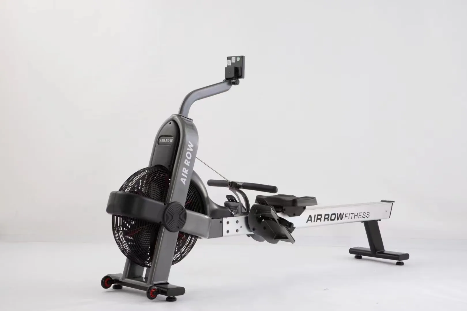 Rowing Machine Fan Resistance Air Rower With Monitor For Commercial ...