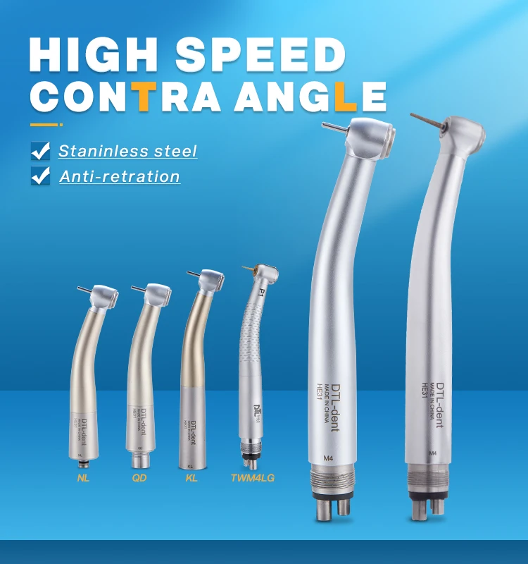 Dental Airotor Push Button High Speed Handpiece 2 Holes 4 Holes Pana ...