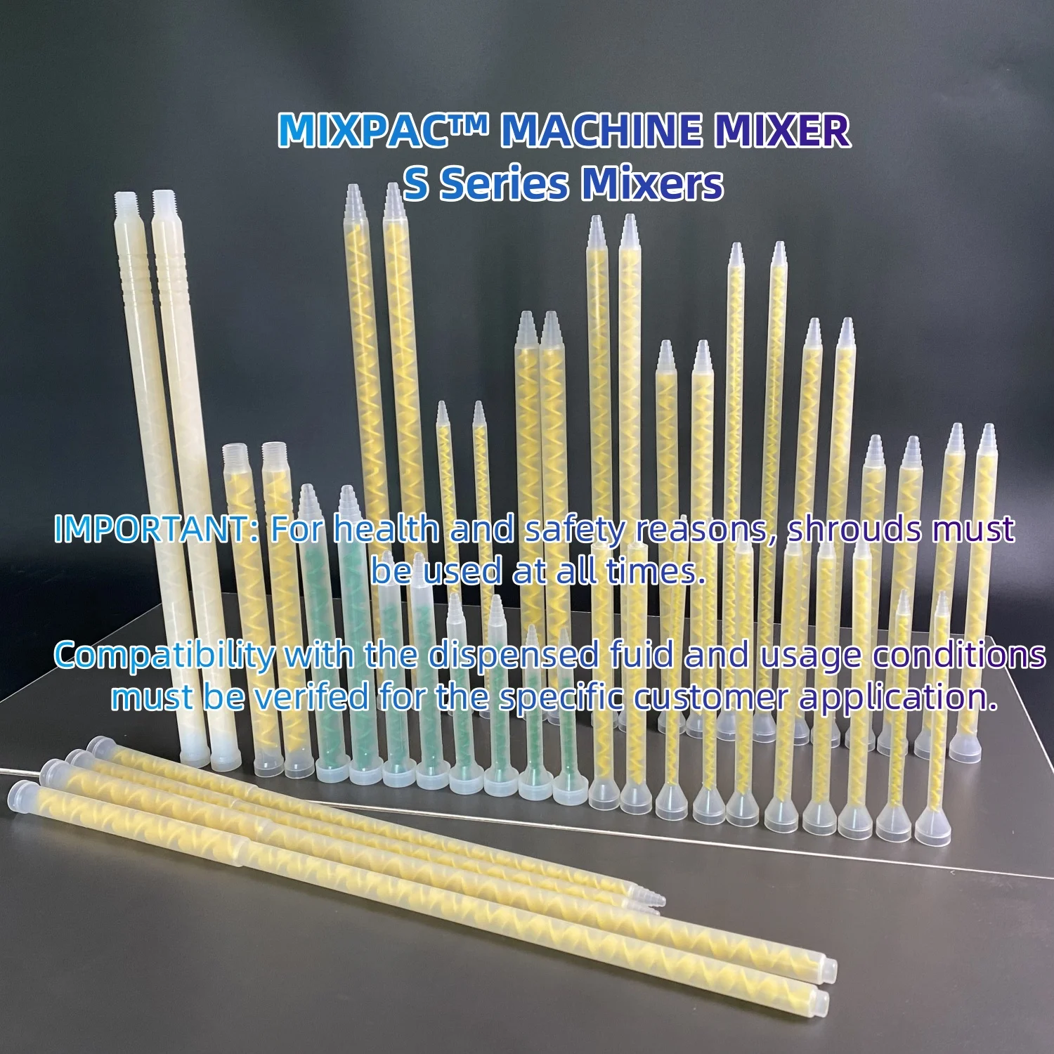 MS Series Sulzer MIXPAC MACHINE Glue Static MIXER Adhesive Disposable ...