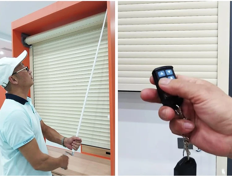 Modern Aluminum Roller Shutter Door with Anti-Theft | Automatic Locking ...