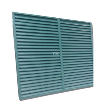 Customized Window Louver Exterior Wall Aluminium Smart Frame Motorized ...