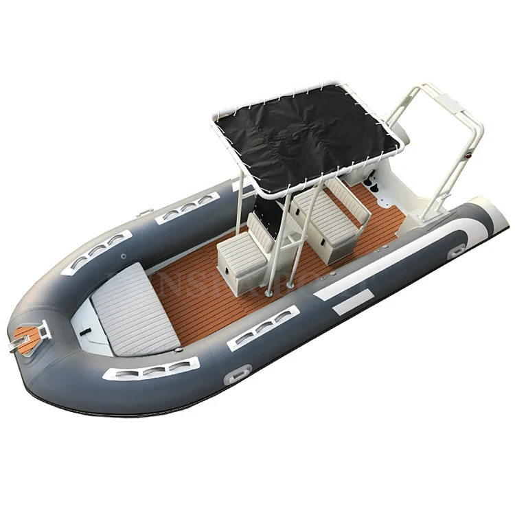 18ft RIB Boat with PVC Hypalon Air Tubes & Aluminum Hull
