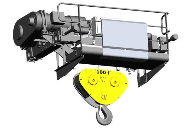 20000 Lbs Heavy Duty Electric Winch Trolley Gantry Crane