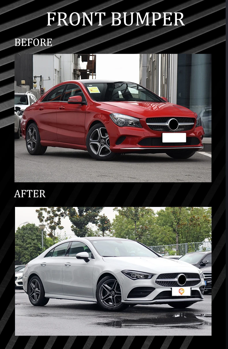 CLA200 Bumper Bodykit with Grille for Mercedes Benz CLA CLASS W117 C117 ...