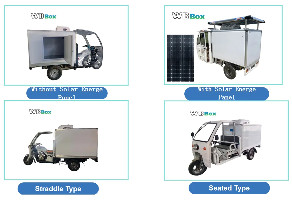 200cc Fuel-Driven Tricycle with Refrigeration Units