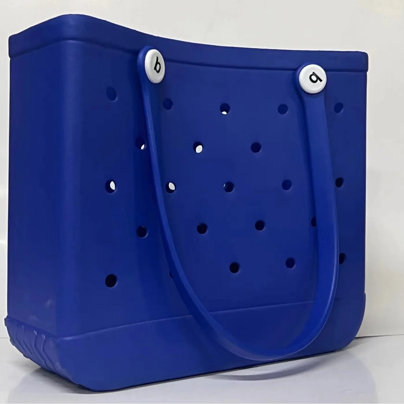 Waterproof Rubber Beach Tote Bag with Shell Shape 1.9L Capacity