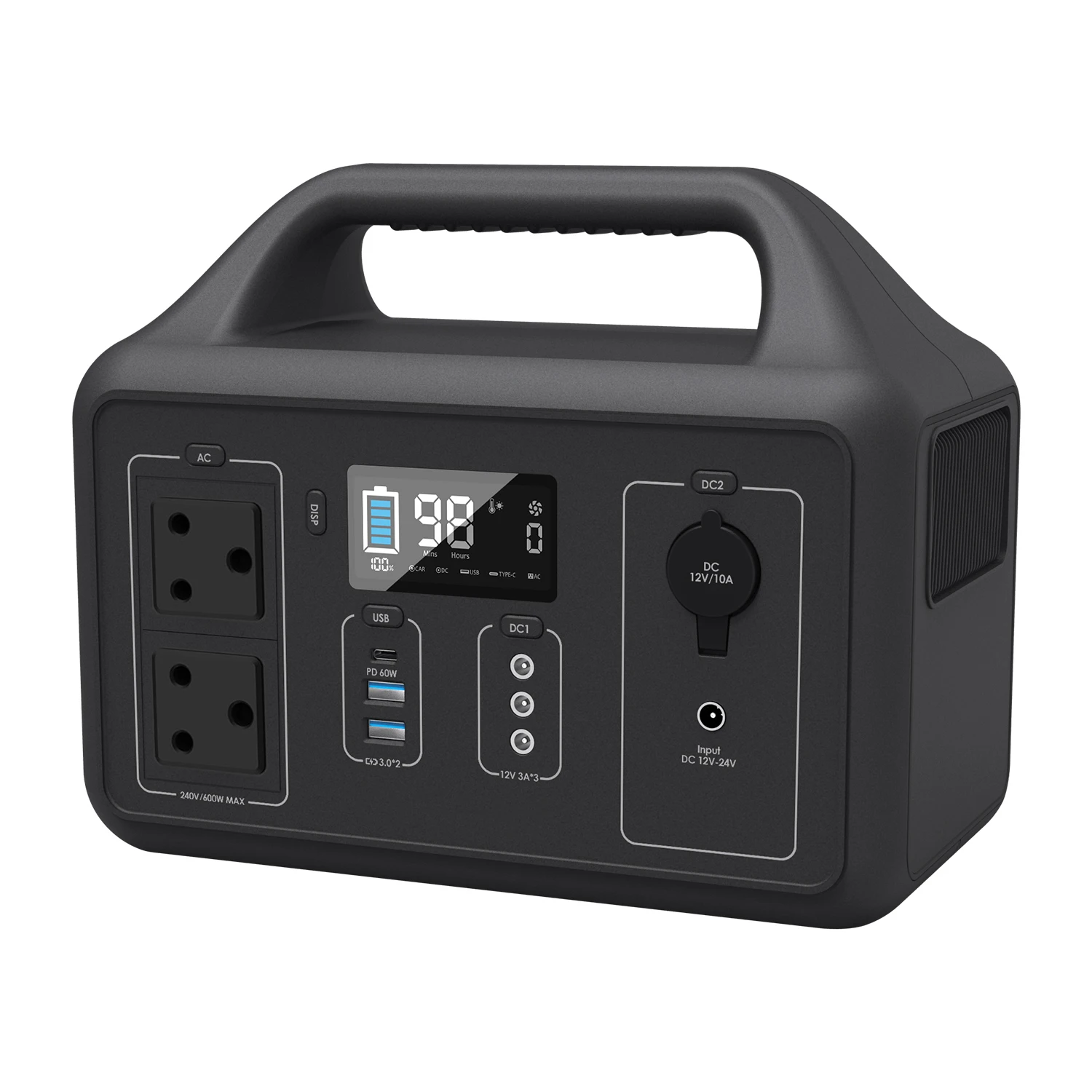 Bridna camping battery lifepo4 500W 26ah 461wh generator outdoor ...