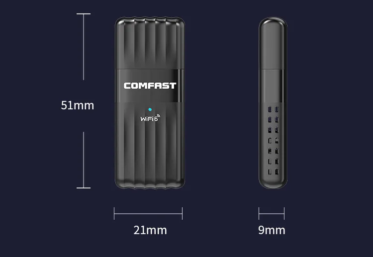 COMFAST CF-943AX Wireless Wifi Dongle - 900mbps BT5.3