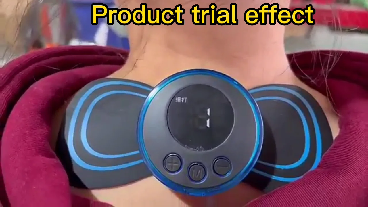Multifunction Smart Mini Portable Electric Massager Shoulder Neck Pulse ...