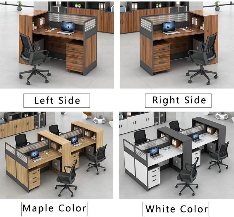 Wholesale 2 Person Office Workstation Desk Office Cubical Furniture ...