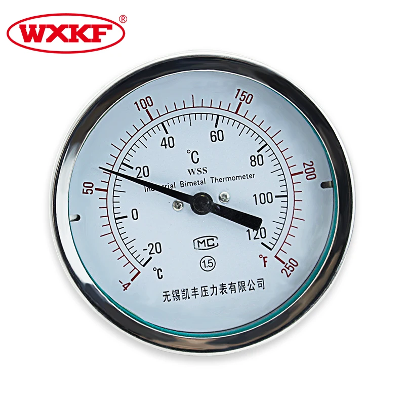 304 Stainless Steel Bimetallic Industrial Temperature Instruments ...