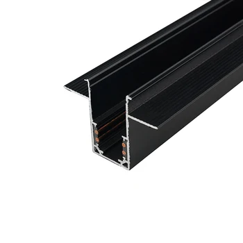 Cheap Wholesale Concealed Magnetic Track Light Rail 1m/2m/3m For Led ...