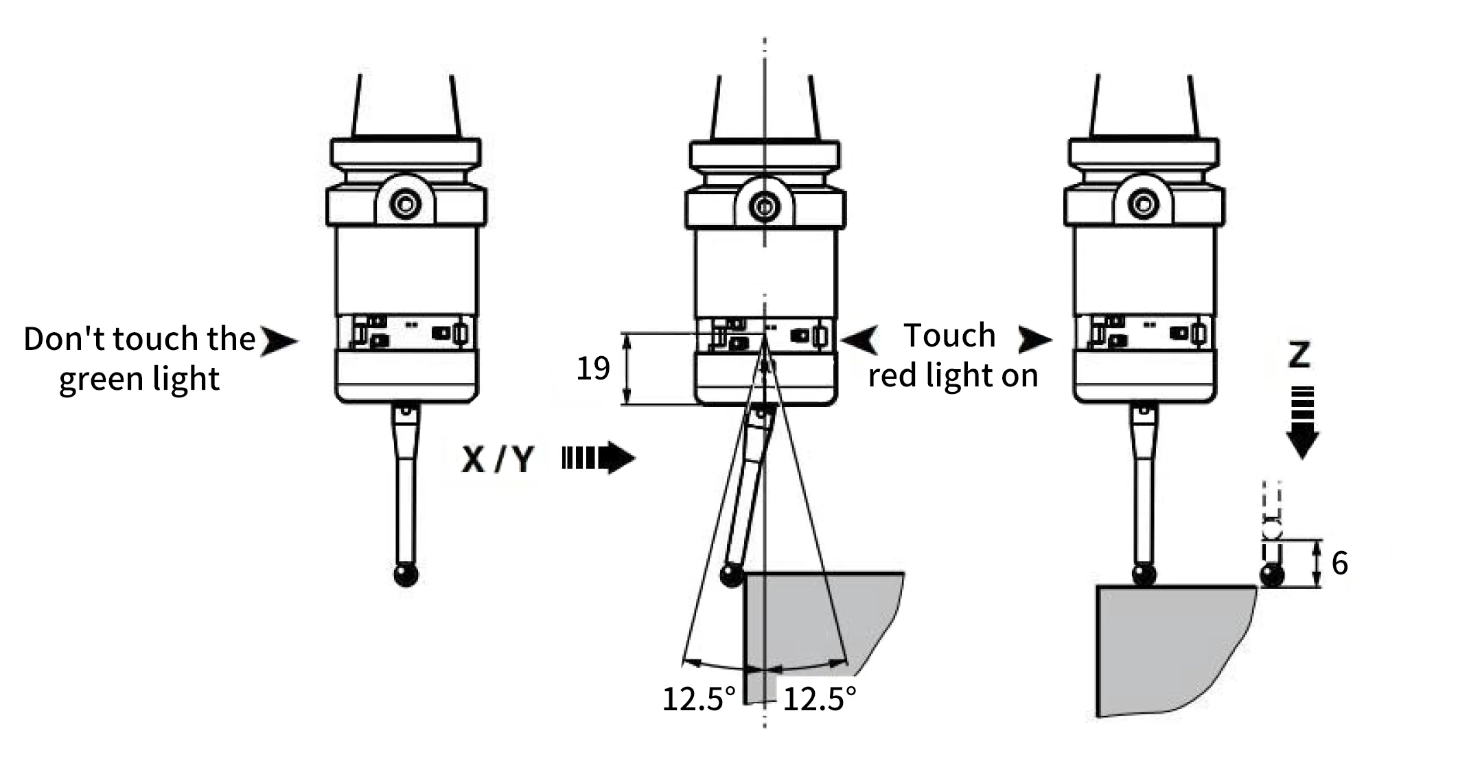 HWF-80 Wireless 3D Probe - Precision CNC Measuring Tool