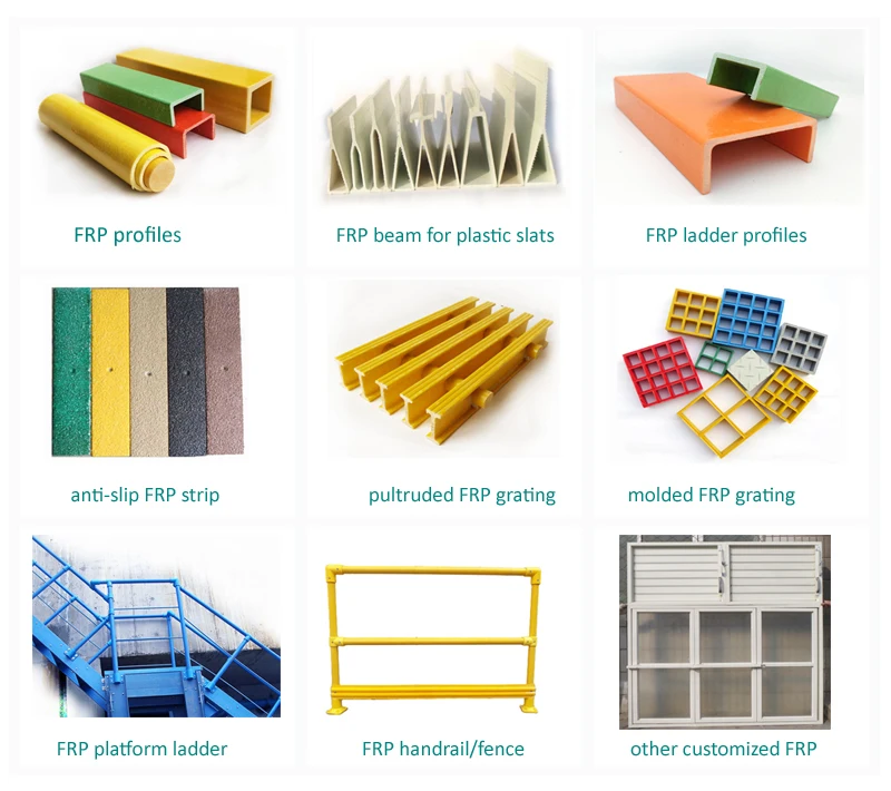 Chemical Resistant FRP Grating Panel Fiberglass Grating Sheet GRP ...
