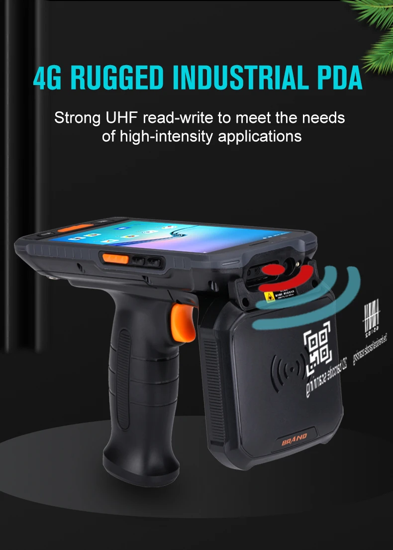 E710 Uhf Rfid Reader 3gb+32gb Android 11 9000mah Long Range Handheld ...