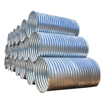 Galvanized Corrugated Metal Steel Pipe Arch Culvert Pipe For Sewage ...