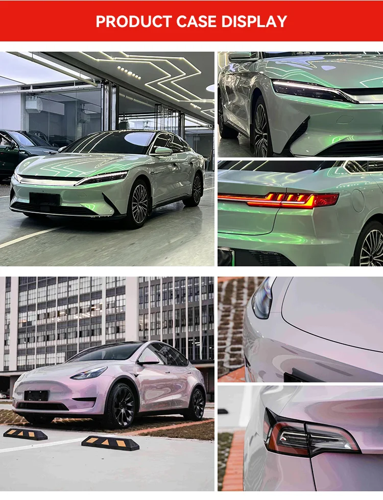 Tpu Photochromic Grey Pink Color Change Ppf Film Colored Paint ...