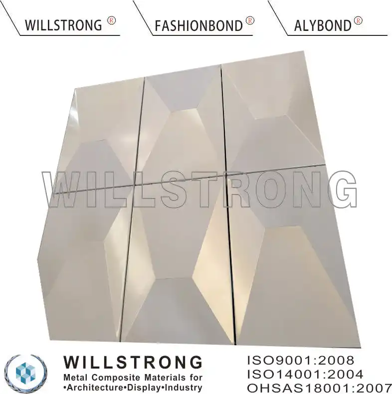 Aluminum Pvdf Coating Panel Sandwich Exterior Wall Aluminum Composite ...