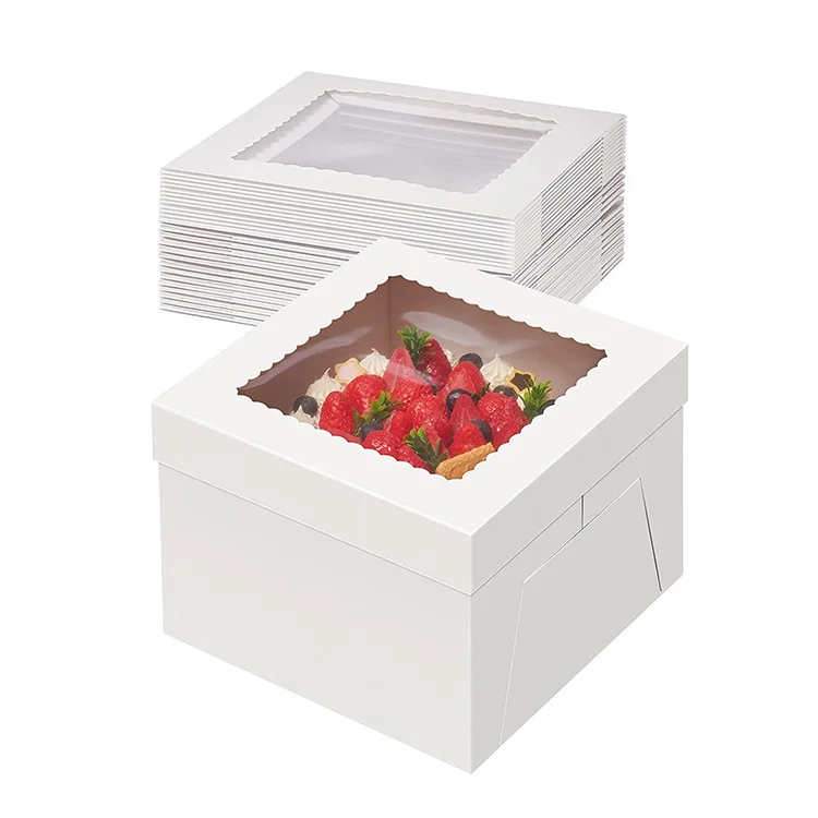 Small Macaron Cake Packaging Wedding Favor Gift Cake Box for Sweets ...