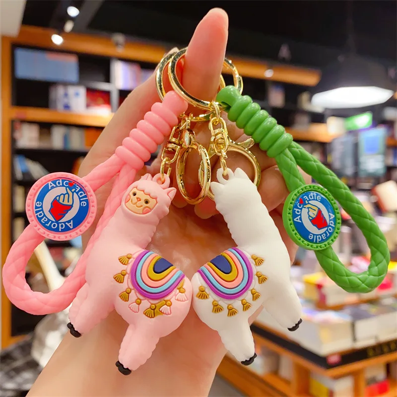 China Factory Customized Cute Animal PVC 3D Keychains with Your Own ...
