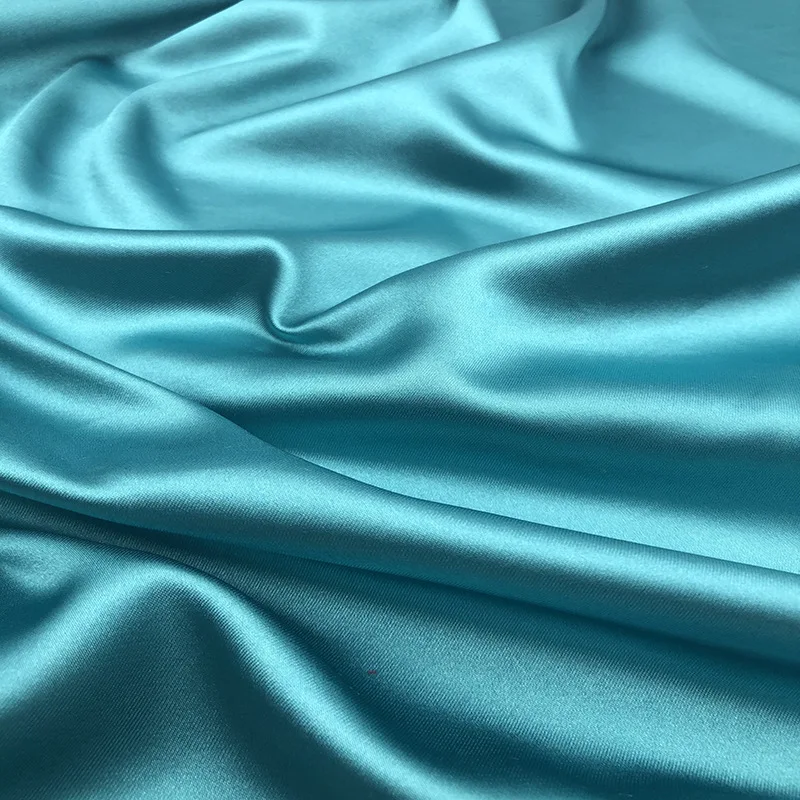 50D*75D Shiny Polyester Satin Fabrics for Clothing Dresses