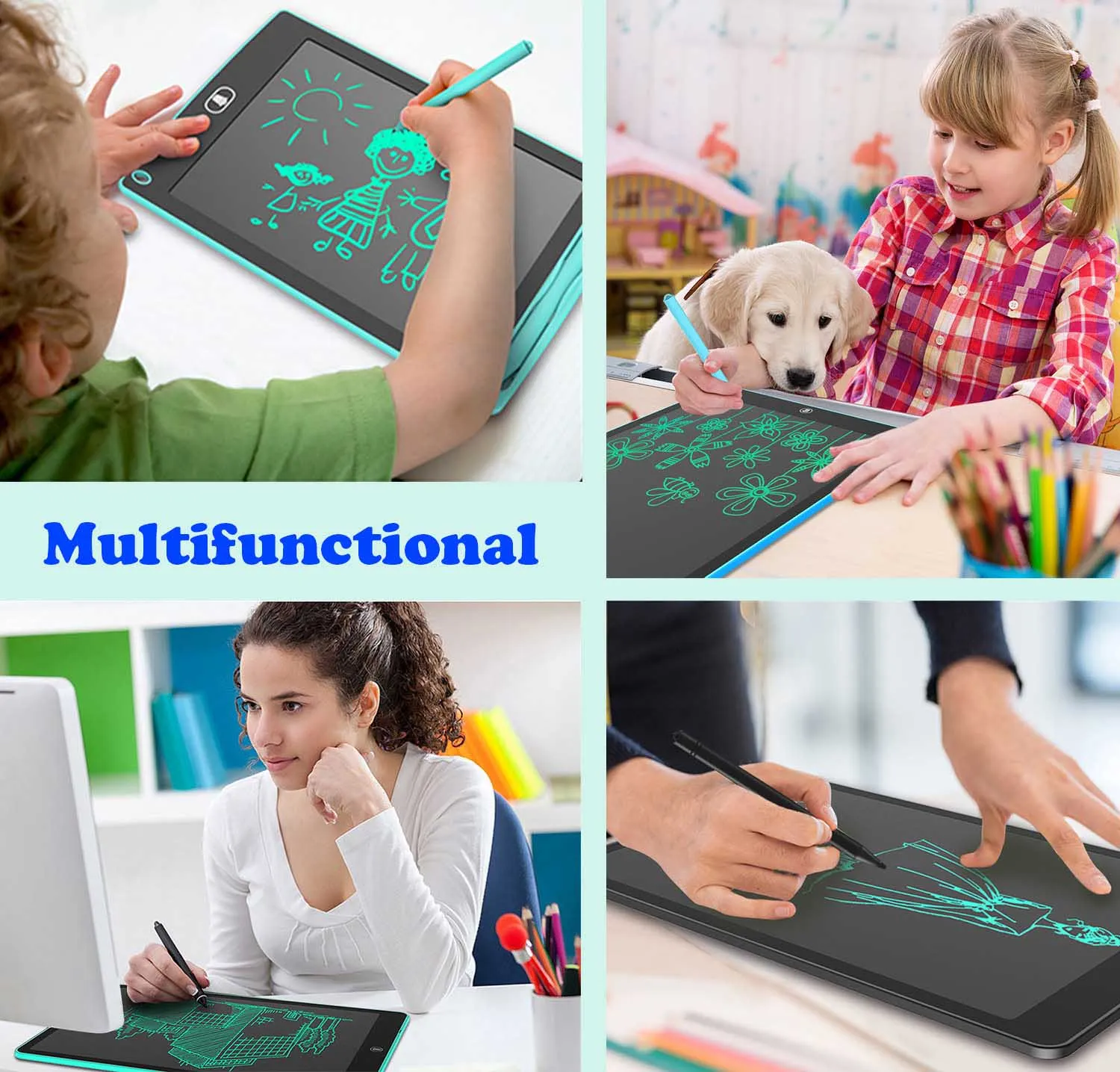 Children's Lcd Magic Writing Tablet - Color Drawing Board For Kids Oem