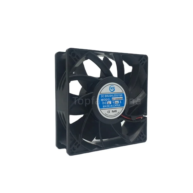 12038 120mm Cooling Fans 120x120x38 DC12V 2.7A 6000RPM ASIC Fan ...