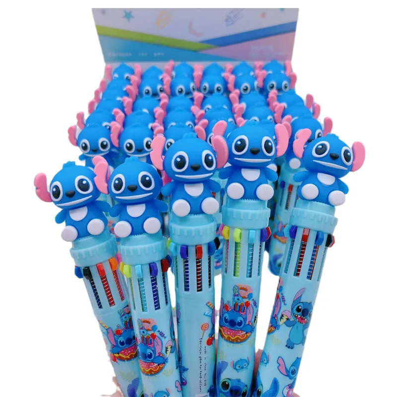 36 Pcs Box Stitch Spiderman Cartoon Colorful Ball Pens Boys And Girls ...