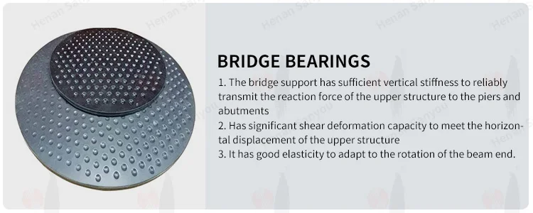 Standard Elastomeric Rubber Bridge Bearing Laminated Rubber Bearing Pad ...