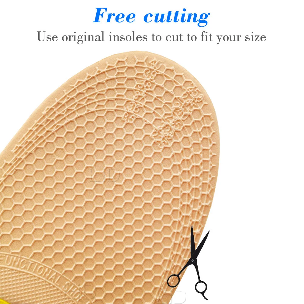 Premium Orthotic Gel Insoles Orthopedic Flat Foot Health Sole Pad For ...
