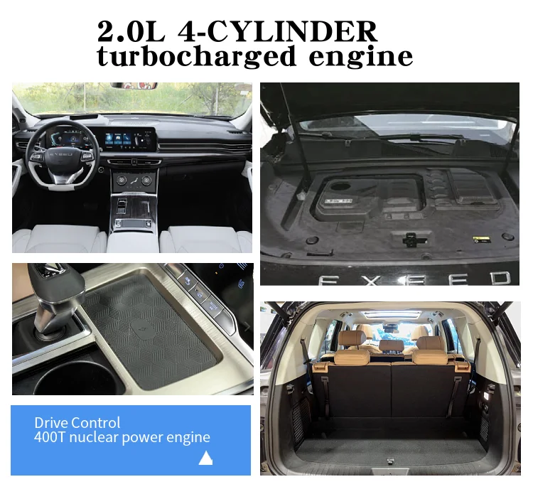 2023 Luxury Suv Petrol Vehicle 195km/hr Chery Exceed Vx Chinese ...