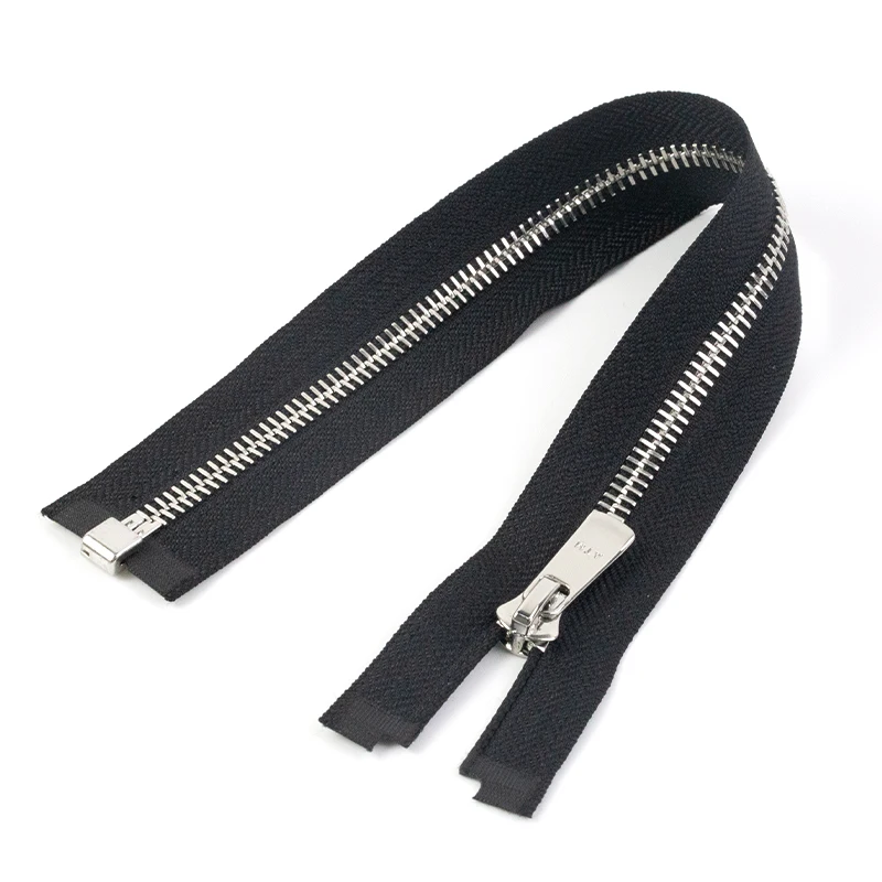 Wholesale Luxury Shiny Silver European Teeth Zipper Tape