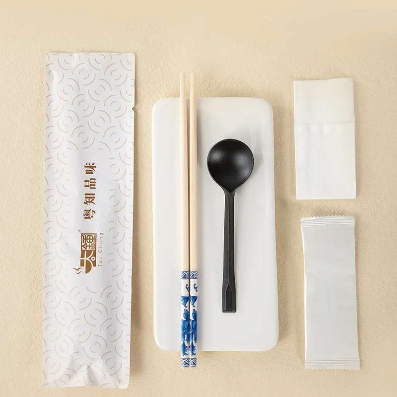 Cutlery Kit Eco-Friendly Compostable Cpla Individual Packaged ...
